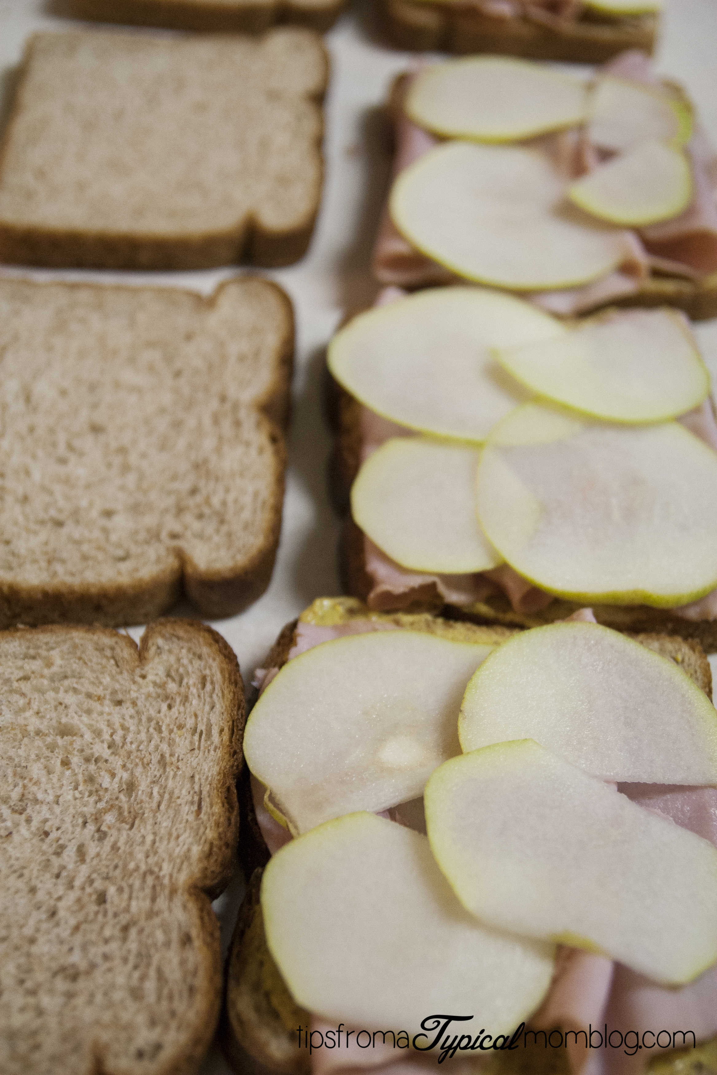 Smoked Ham, Pear & Manchego Grilled Cheese Sandwiches - Tips from a ...