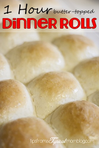 1 Hour Easy Dinner Rolls - Tips from a Typical Mom