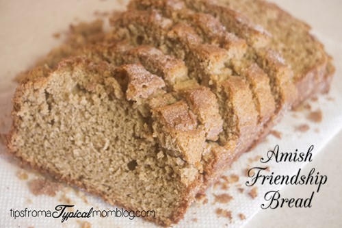 Amish Friendship Bread Recipe and Printable - Tips from a Typical Mom