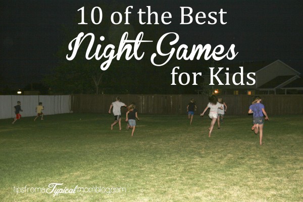 Summer Outdoor Night Games For Kids And Teens