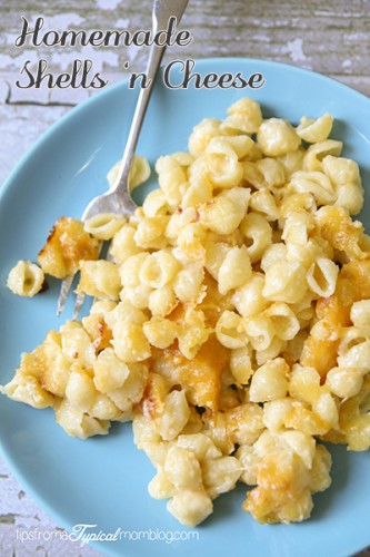 Homemade Shells ‘n Cheese - Tips from a Typical Mom