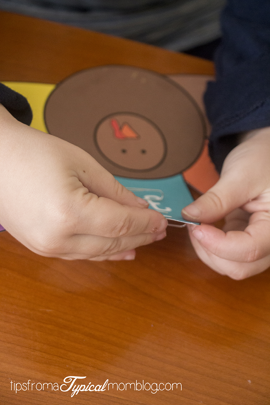 Turkey Preschool Counting & Fine Motor Activity - Tips from a Typical Mom