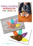 Turkey Preschool Counting & Fine Motor Activity - Tips from a Typical Mom