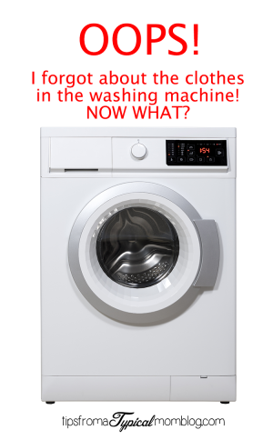 Oops! I Forgot About the Clothes in the Washing Machine. Now What ...