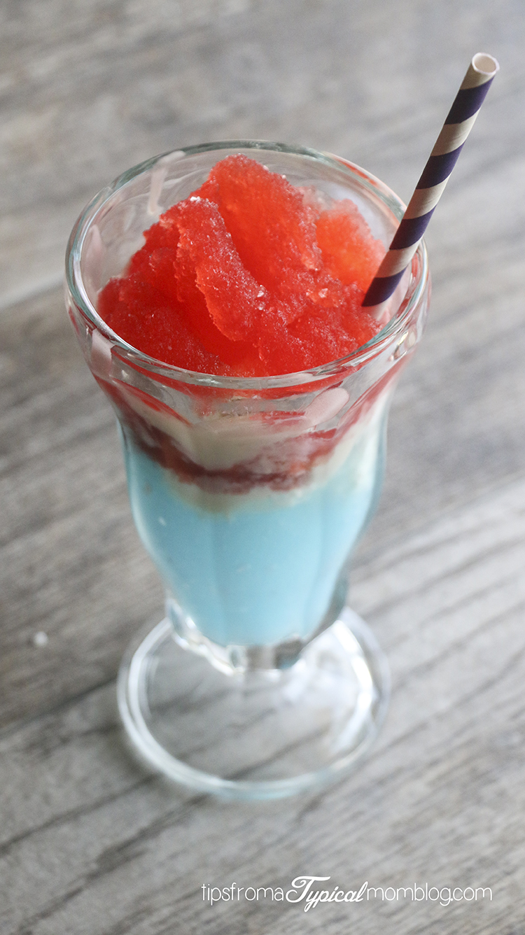 Red, White and Blue Slushes for the 4th of July - Tips from a Typical Mom