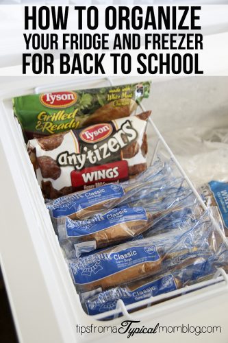 (Ad) How to Organize Your Fridge and Freezer for Back to School - Tips ...