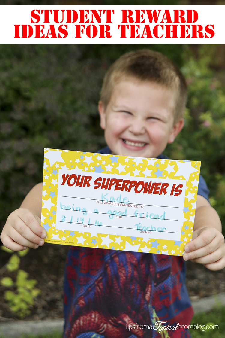 Student Reward Ideas for Teachers - Tips from a Typical Mom