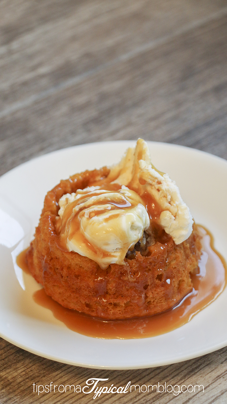 Easy Pumpkin Pound Cake Caramel Sundaes - Tips from a Typical Mom
