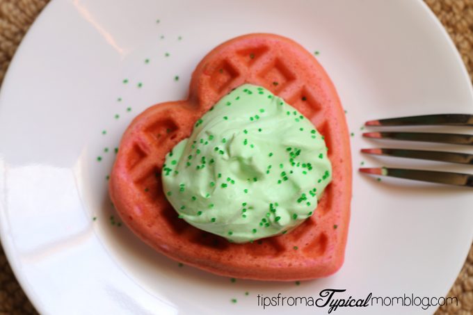 Grinch Waffles - Tips from a Typical Mom