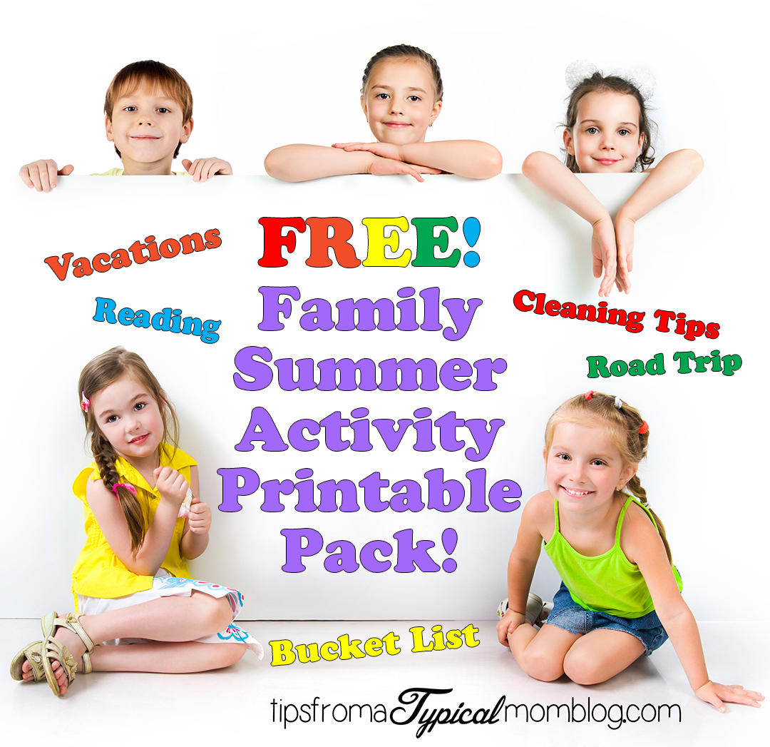 Free Family Summer Activity Printable Pack - Tips from a Typical Mom