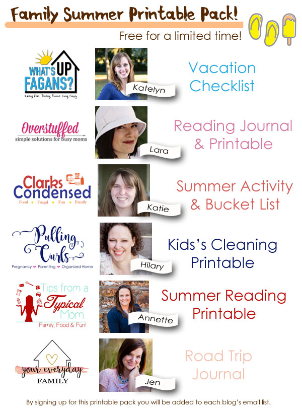 Free Family Summer Activity Printable Pack - Tips from a Typical Mom