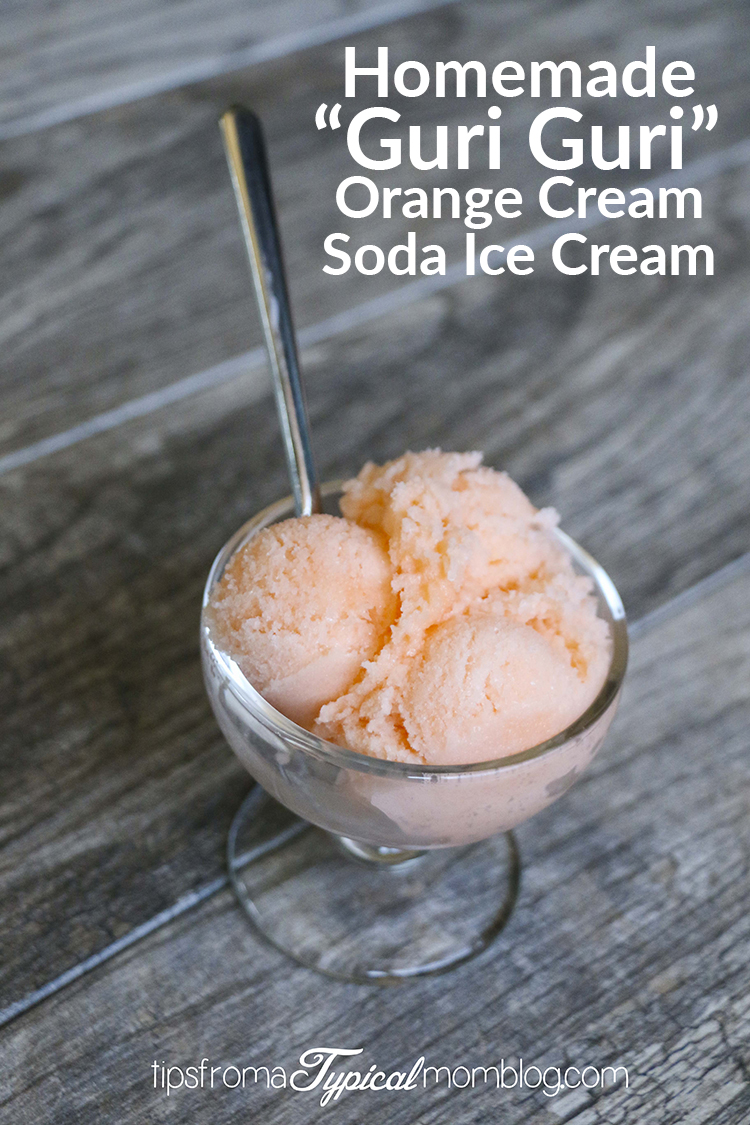 Guri Guri Ice Cream- Orange Cream Soda Ice Cream - Tips from a Typical Mom