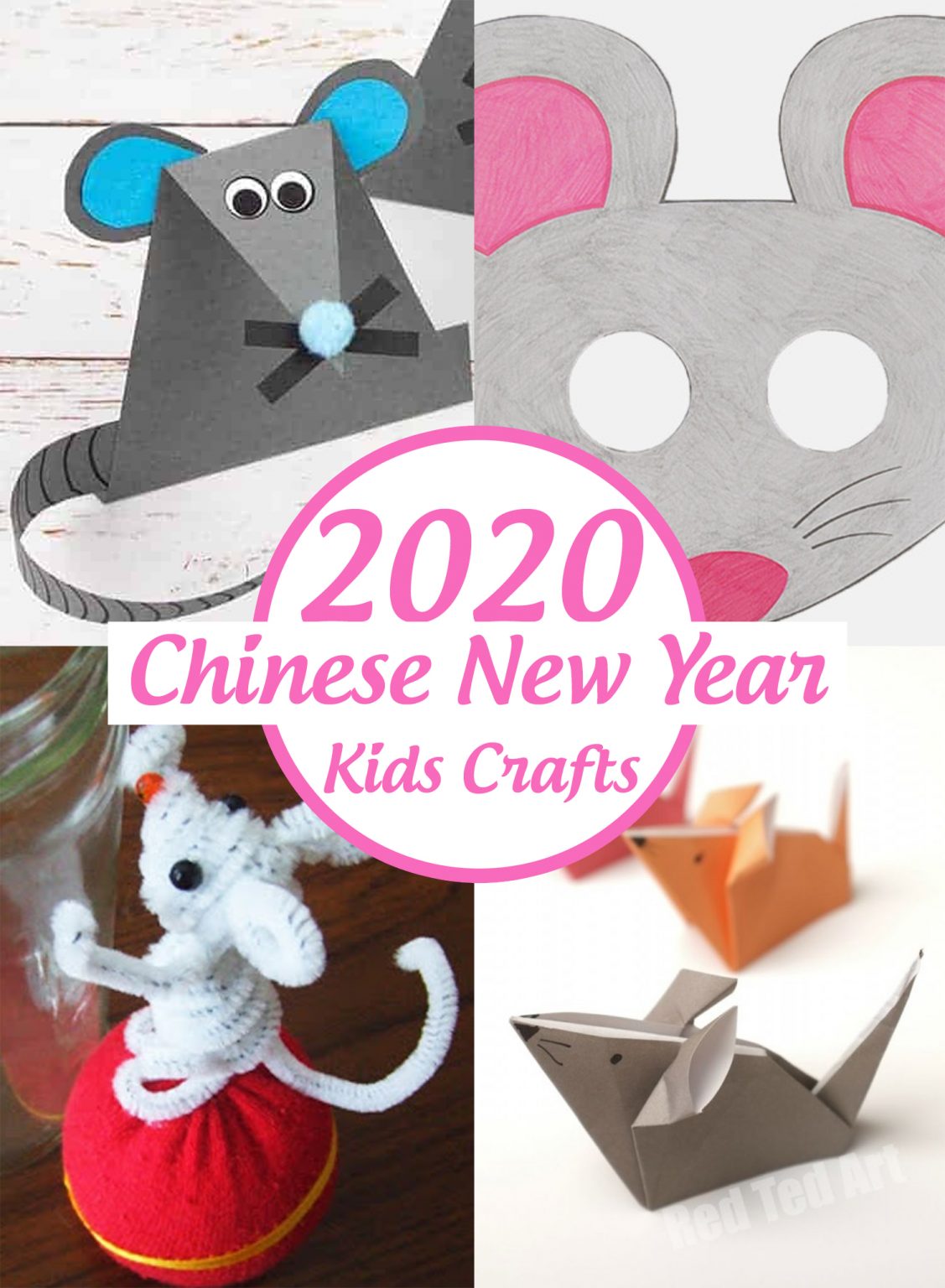 2020 Chinese New Year Rat Crafts and Activities for Preschoolers - Tips ...