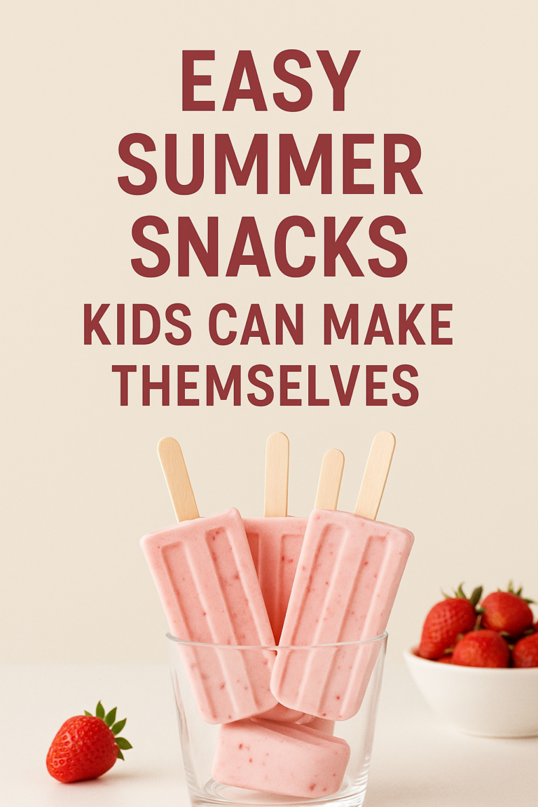 Easy Summer Snacks Kids Can Make Themselves - Tips from a Typical Mom